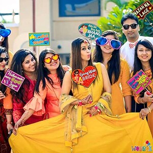 19 Pcs Mehandi Props/ Sangeet/ Mehandi Haldi Party Props - Etsy