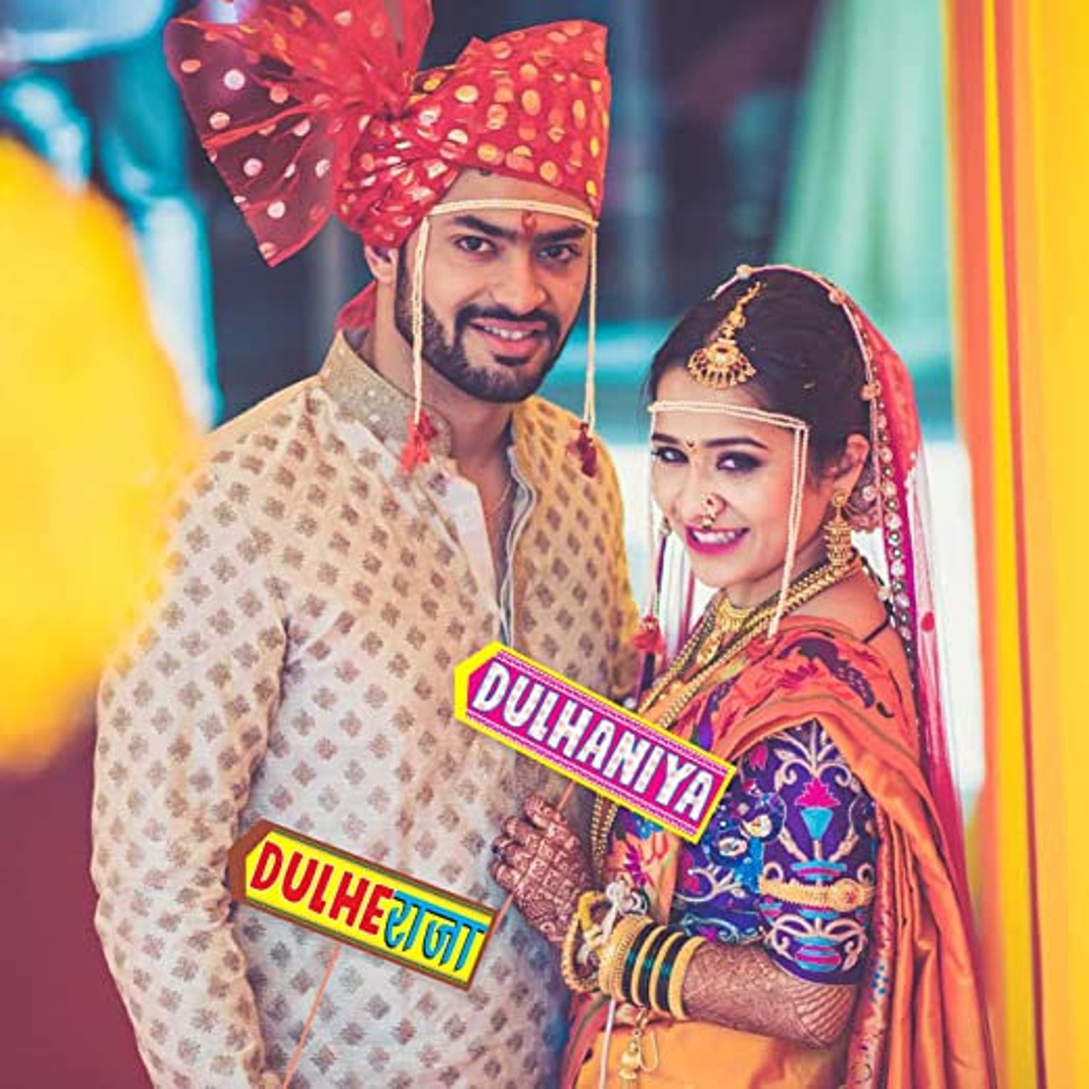 15 Pcs Mehandi Props/ Sangeet/ Mehandi Haldi Party Props - Etsy