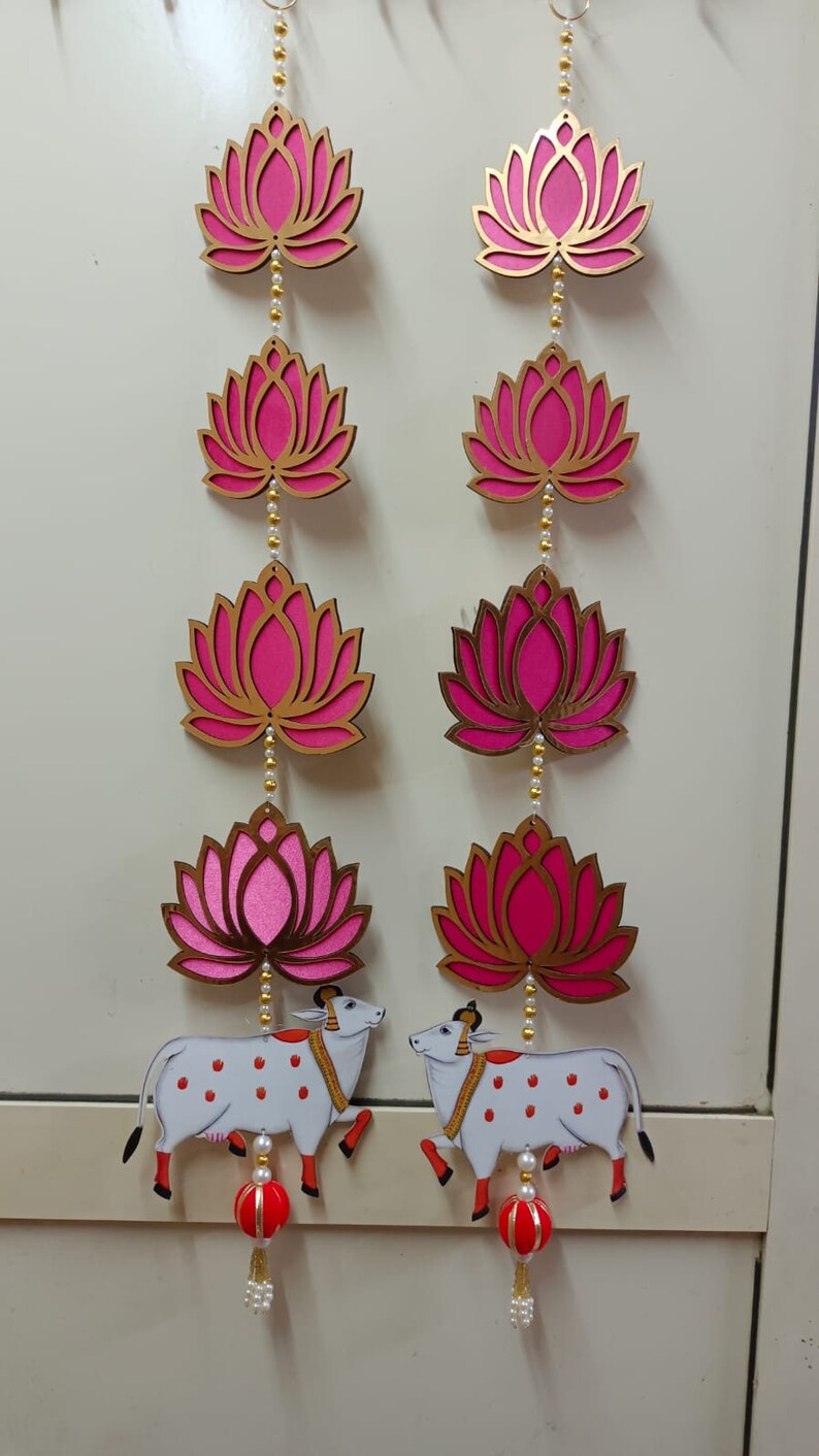 Set of 2 Indian Door Hanging Toran Decoratio /mehendi Haldi - Etsy