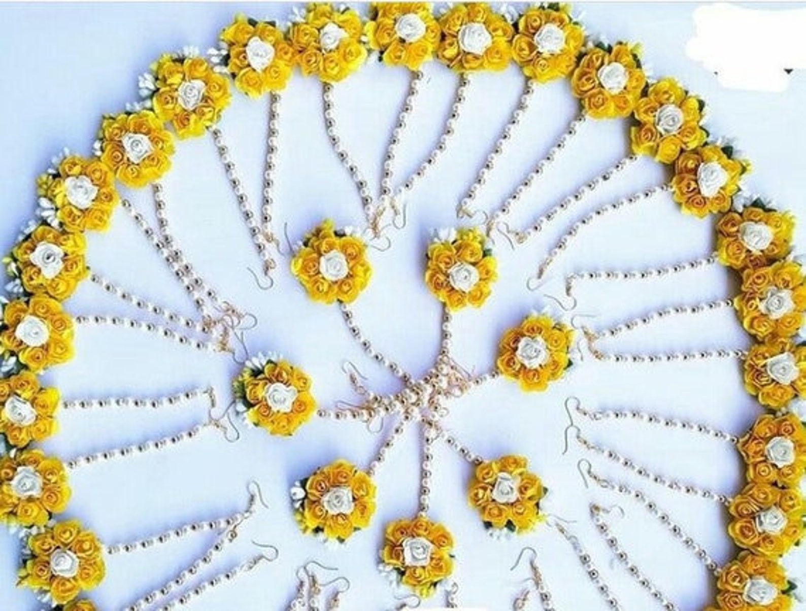 Indian Women Floral Maang Tikka Forehead Jewellery / Baby - Etsy