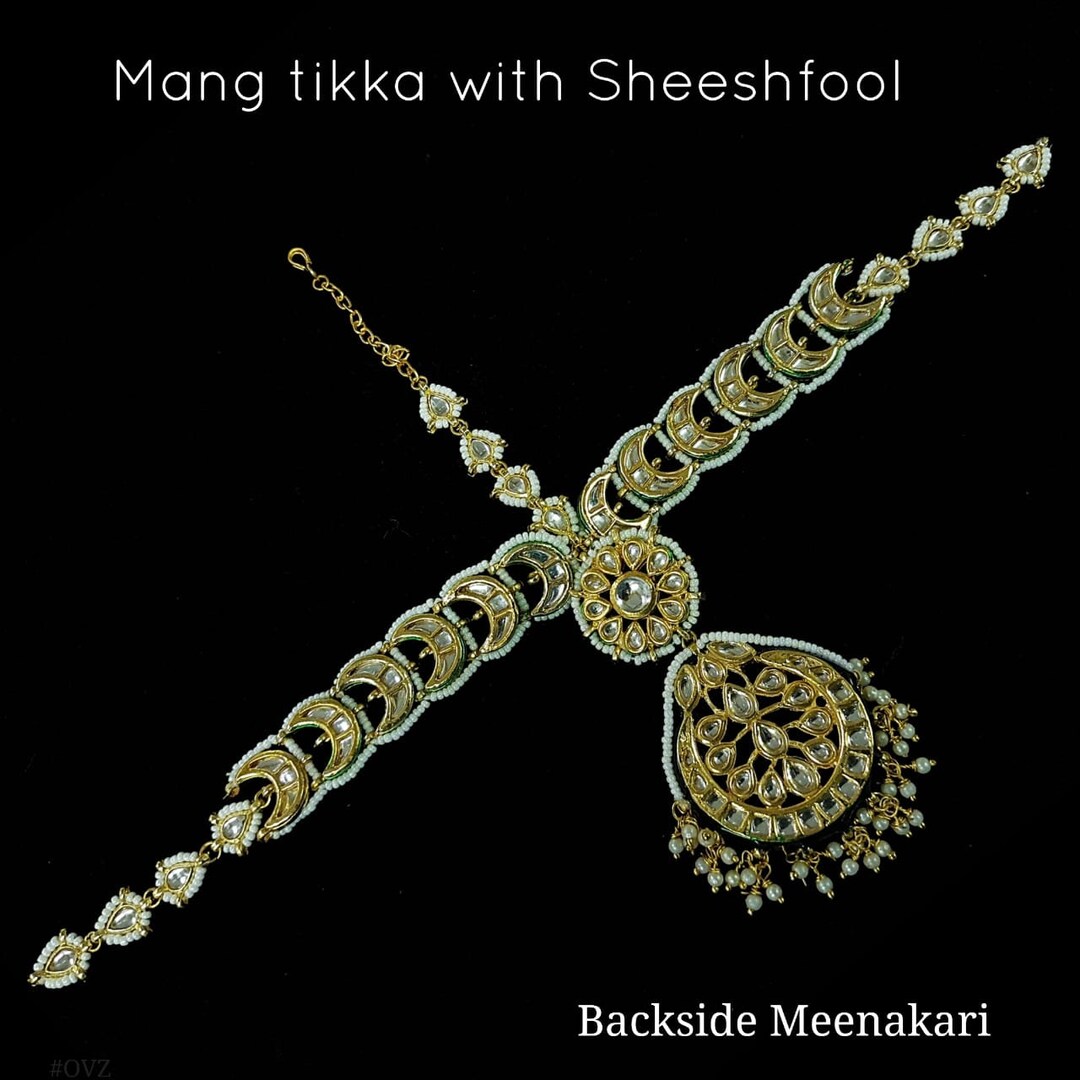 Traditional Sheesh Patti Indian Style Kundan Matha Patti / - Etsy
