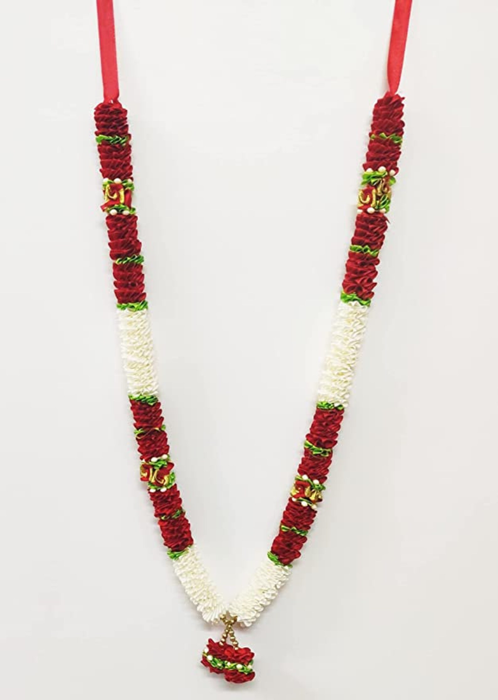 23 Inches Satin With Beads haar Mala Garland Maala for God - Etsy