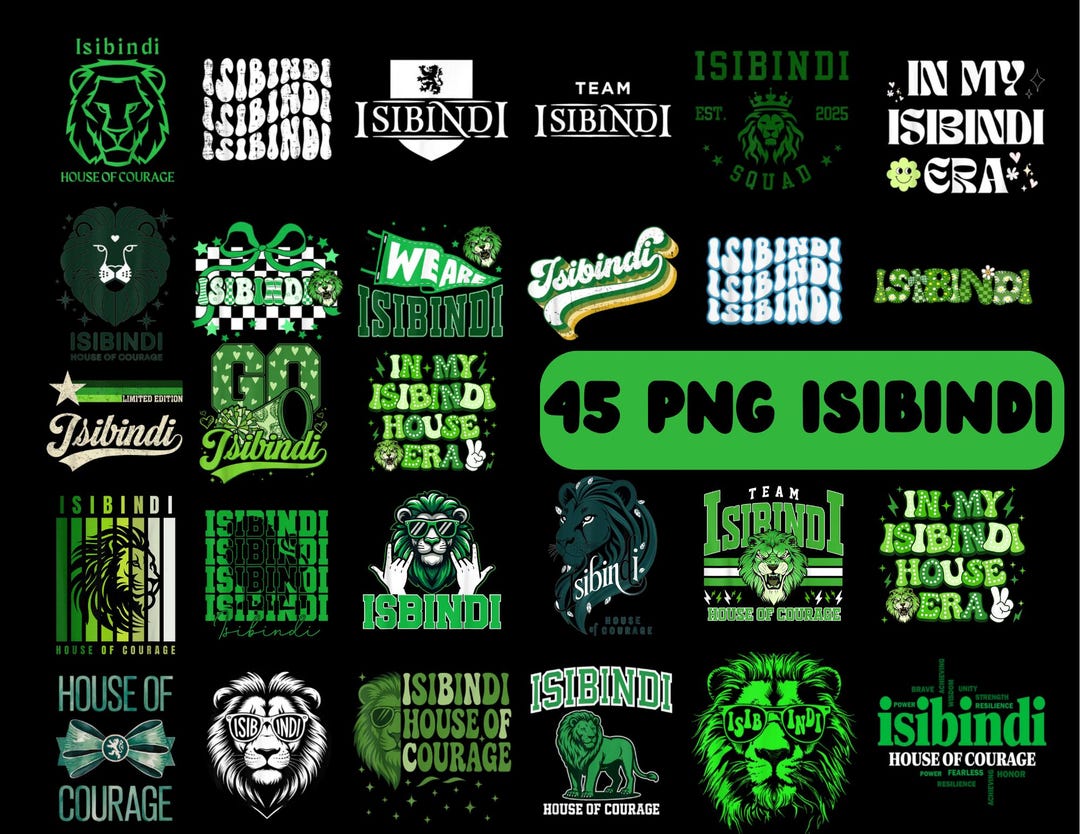 45+ Isibindi Lion PNG Bundle: House of Courage Clipart (digital ...