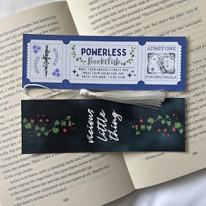 P Fantasy Bookmarks | Dystopian Bookmarks | Bookish Gift | Bookmark ...