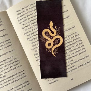 Vampire and Snake Bookmarks | Fantasy Bookmarks | Bookish Gift ...