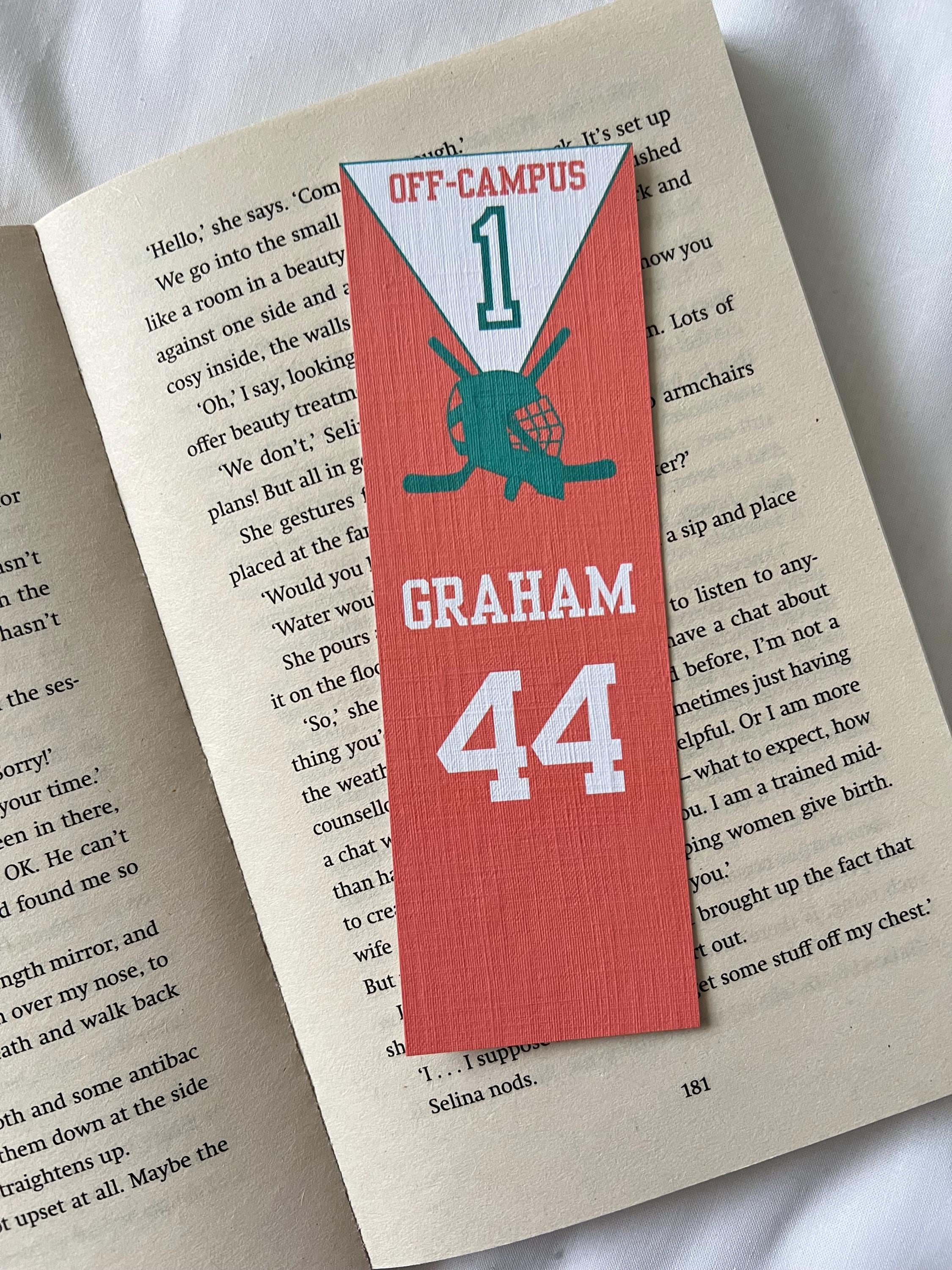 O.C Sports Romance Bookmarks | Hockey Bookmarks | Bookish Gift ...
