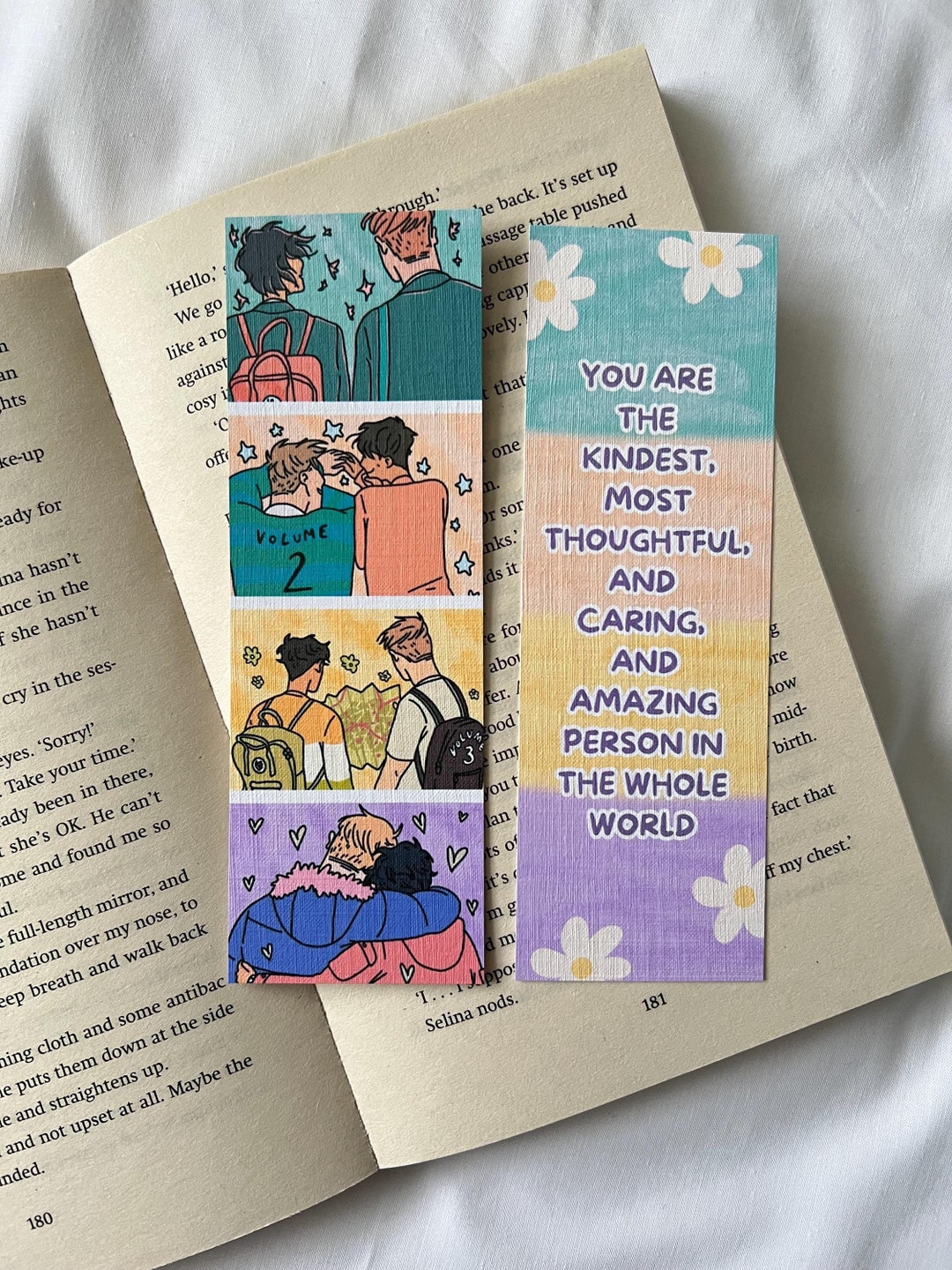 H.S Romance Bookmarks | LGBTQ+ Bookmarks | Bookish Gift | Bookmark ...