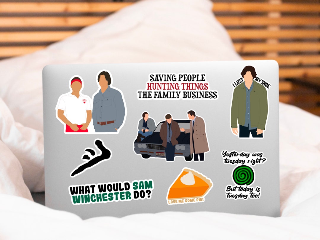 Sam & Dean Inspired Stickers Separate or Pack Laptop, Notebook, Planner ...