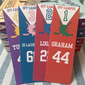 O.C Sports Romance Bookmarks Hockey Bookmarks Bookish Gift Bookmark ...