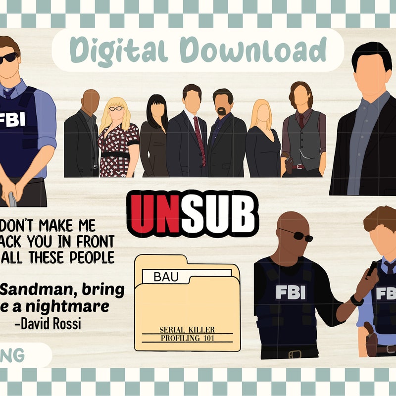 Criminal Minds Svg - Etsy
