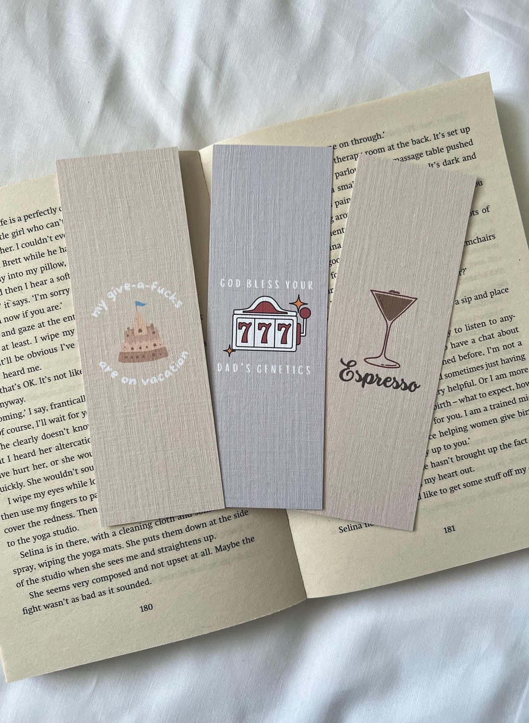 S.C Lyric Bookmarks 2 Music Bookmarks Bookish Gift Cute Quote Bookmarks ...