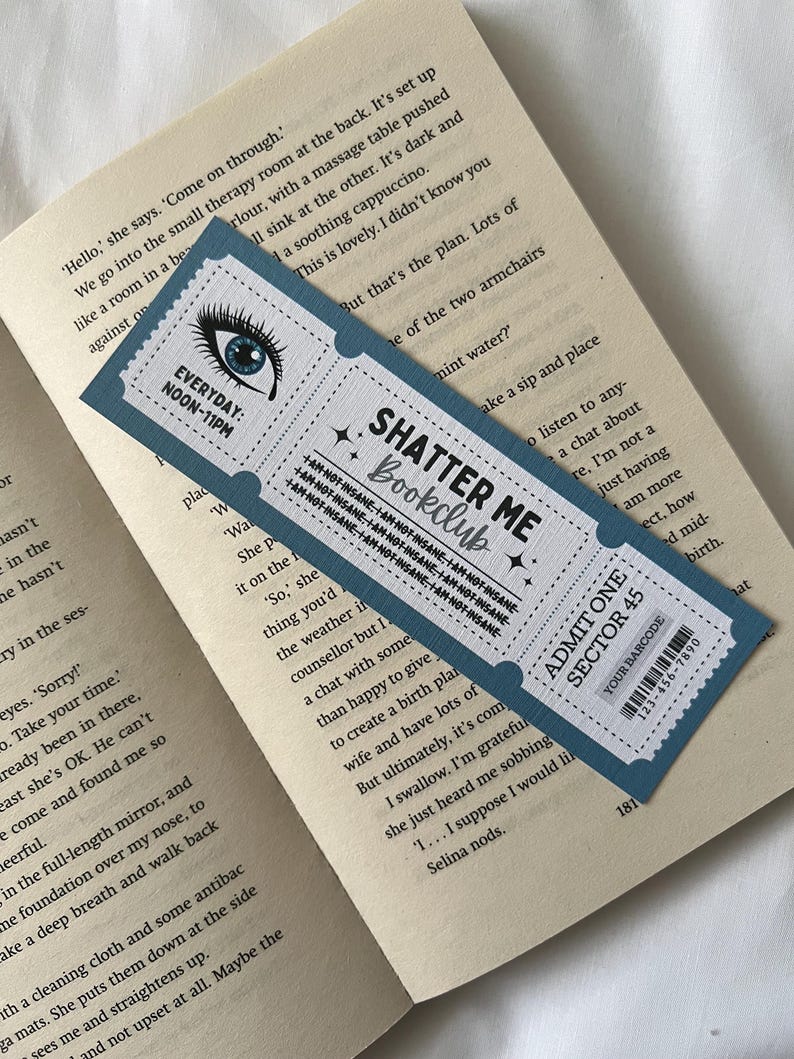 S.M Dystopian Bookmarks | Fantasy Bookmarks | Bookish Gift | Bookmark ...