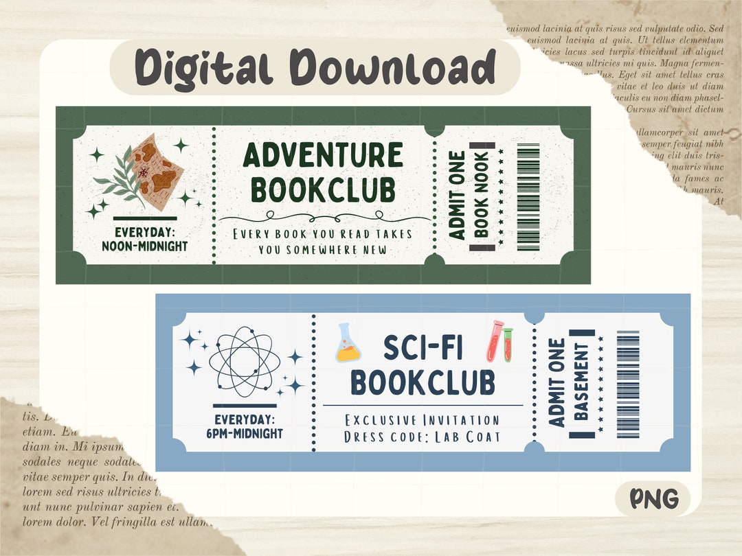 Adventure and Sci-fi Bookmark Designs | PNG File | Printable Bookmarks ...