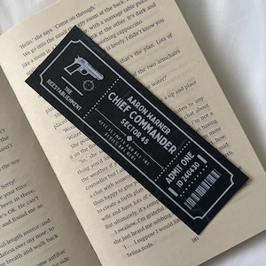 S.M Dystopian Bookmarks | Fantasy Bookmarks | Bookish Gift | Bookmark ...