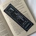 S.M Dystopian Bookmarks | Fantasy Bookmarks | Bookish Gift | Bookmark ...