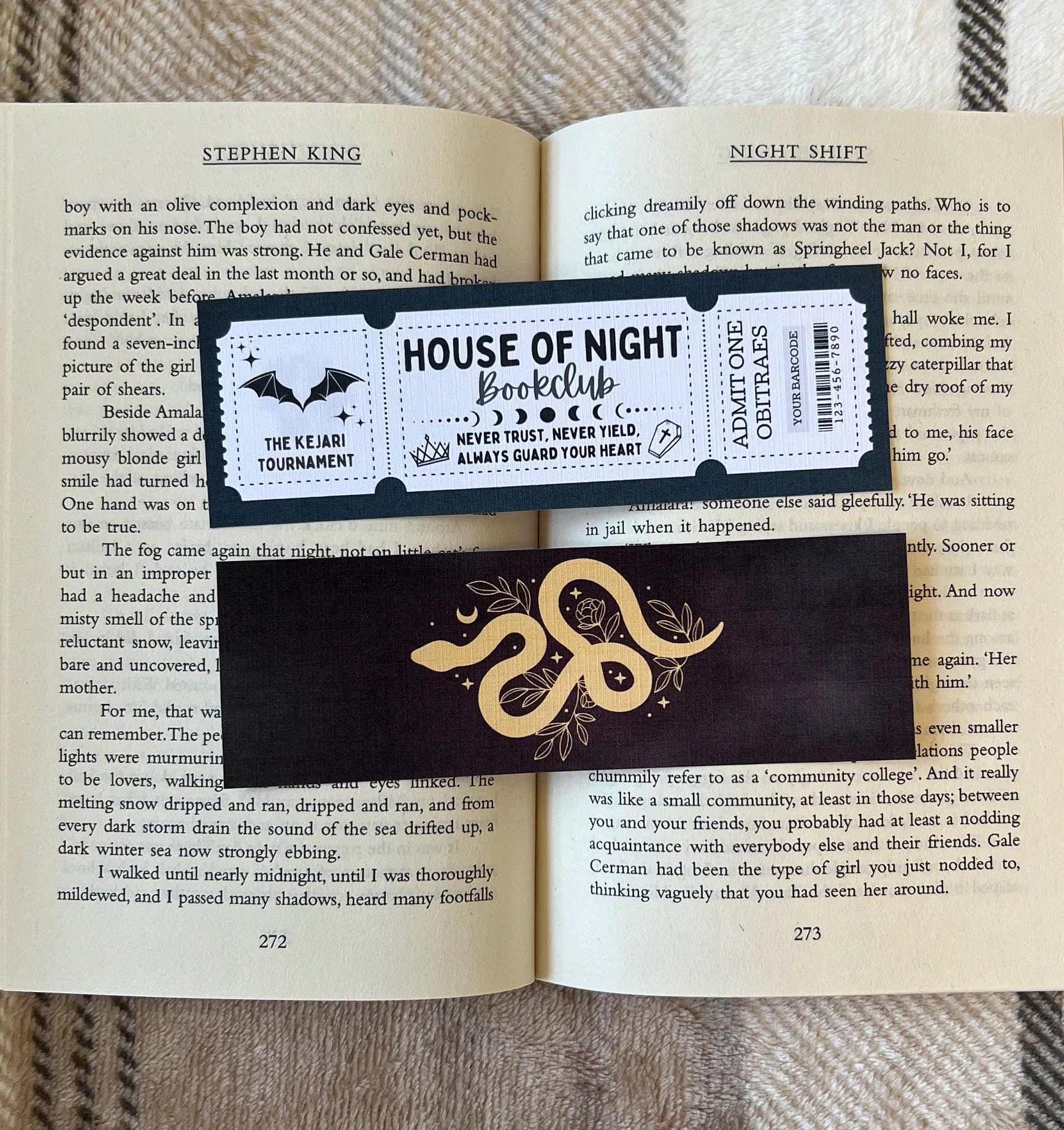 Vampire and Snake Bookmark Designs | PNG File | Printable Bookmarks ...