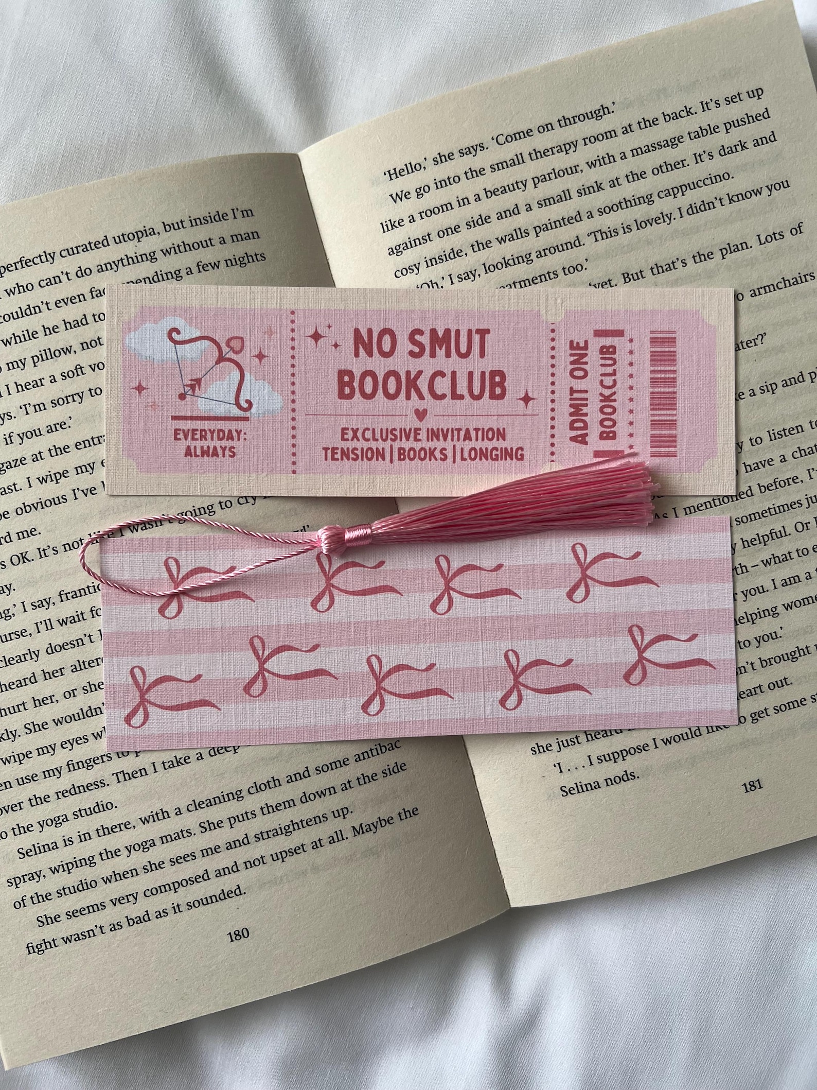 No Smut and Bows Bookmarks | Cute Girly Bookmarks | Bookish Gift ...