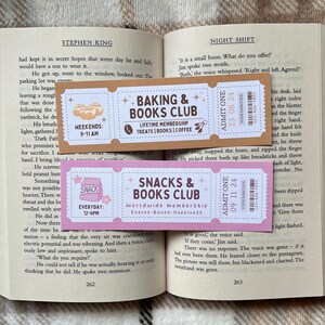 Baking and Snacks Bookmark Designs | PNG File | Printable Bookmarks ...