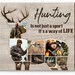 Personalized Hunting Photo Collage Canvas: Deer Hunter Gift - Etsy