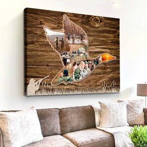 Personalized Duck Hunting Photo Collage Canvas: Waterfowl/duck Hunter ...