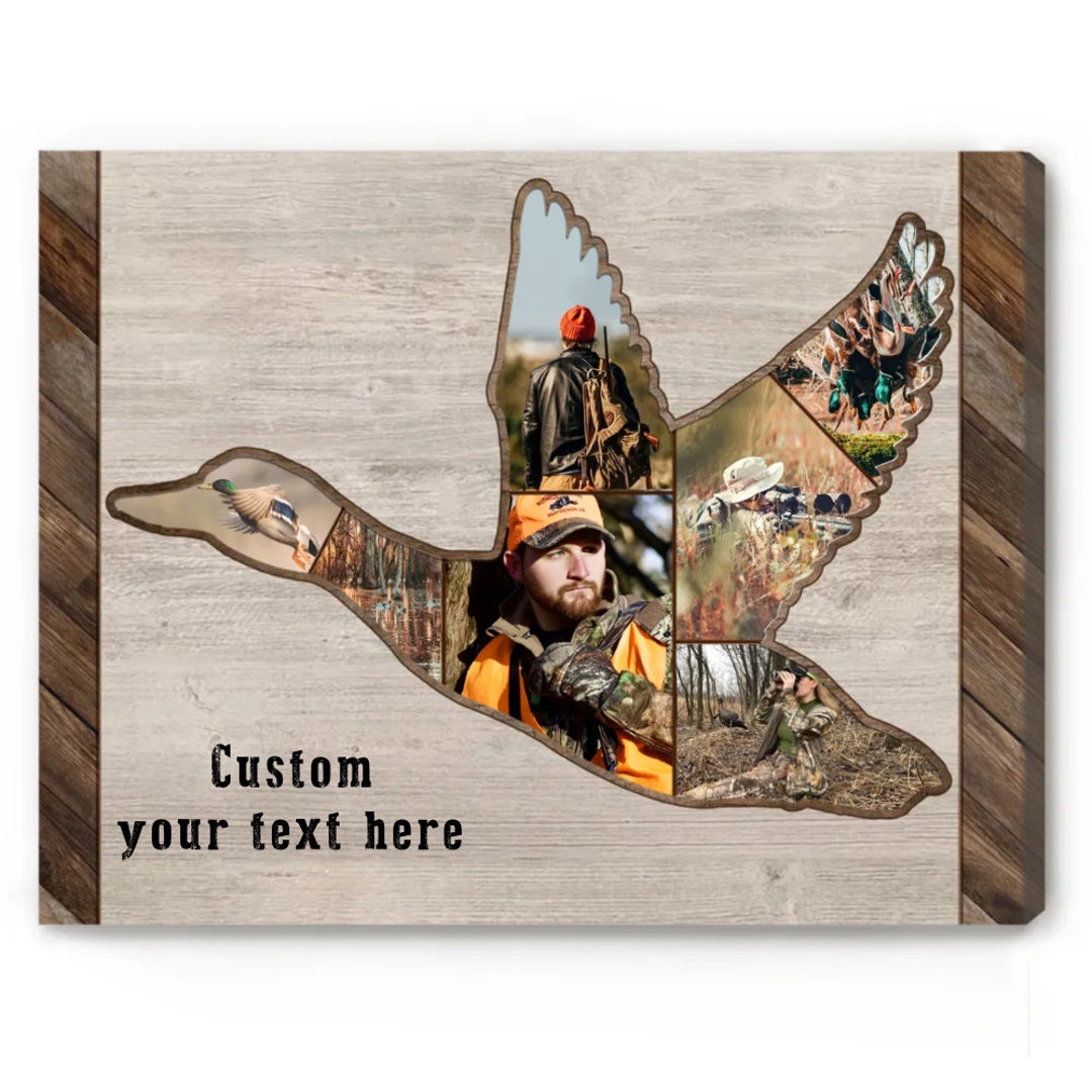 Personalized Duck Photo Collage Canvas: Duck Hunting Gifts for Men - Etsy