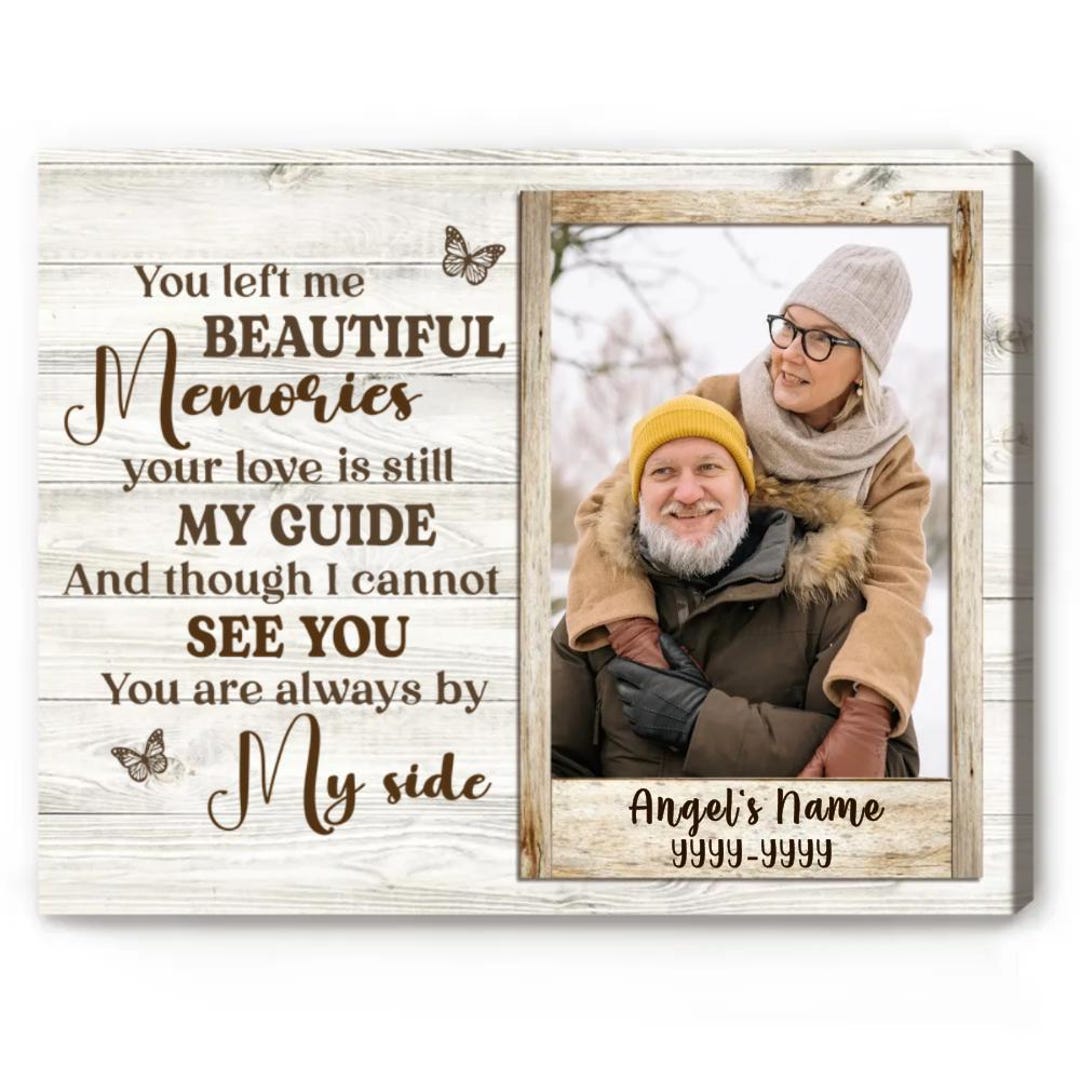 Personalized Memorial Canvas: in Loving Memory Photo Keepsake - Etsy