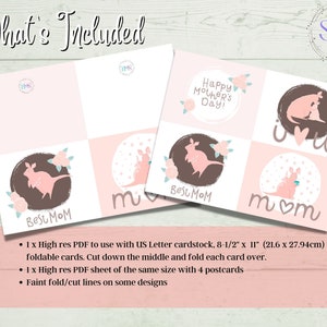 Printable Mother's Day Card | Digital Download | Cute Kangaroo Card ...