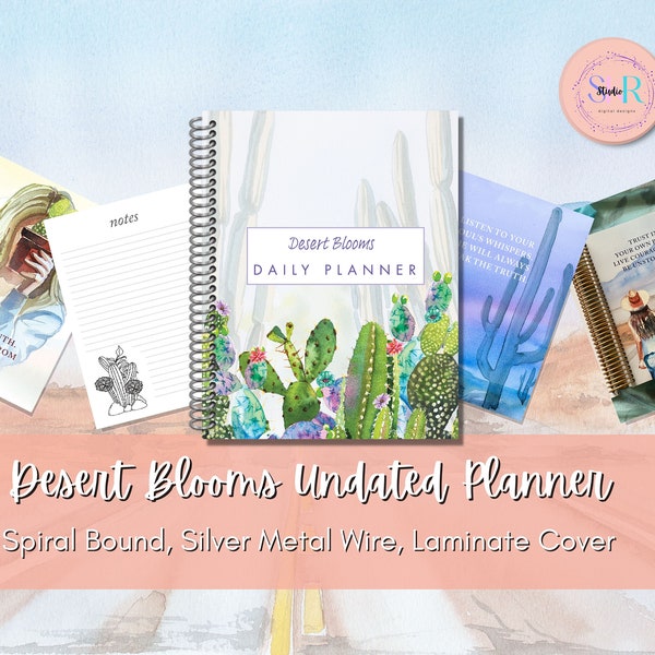 Cactus Planner Cover - Etsy