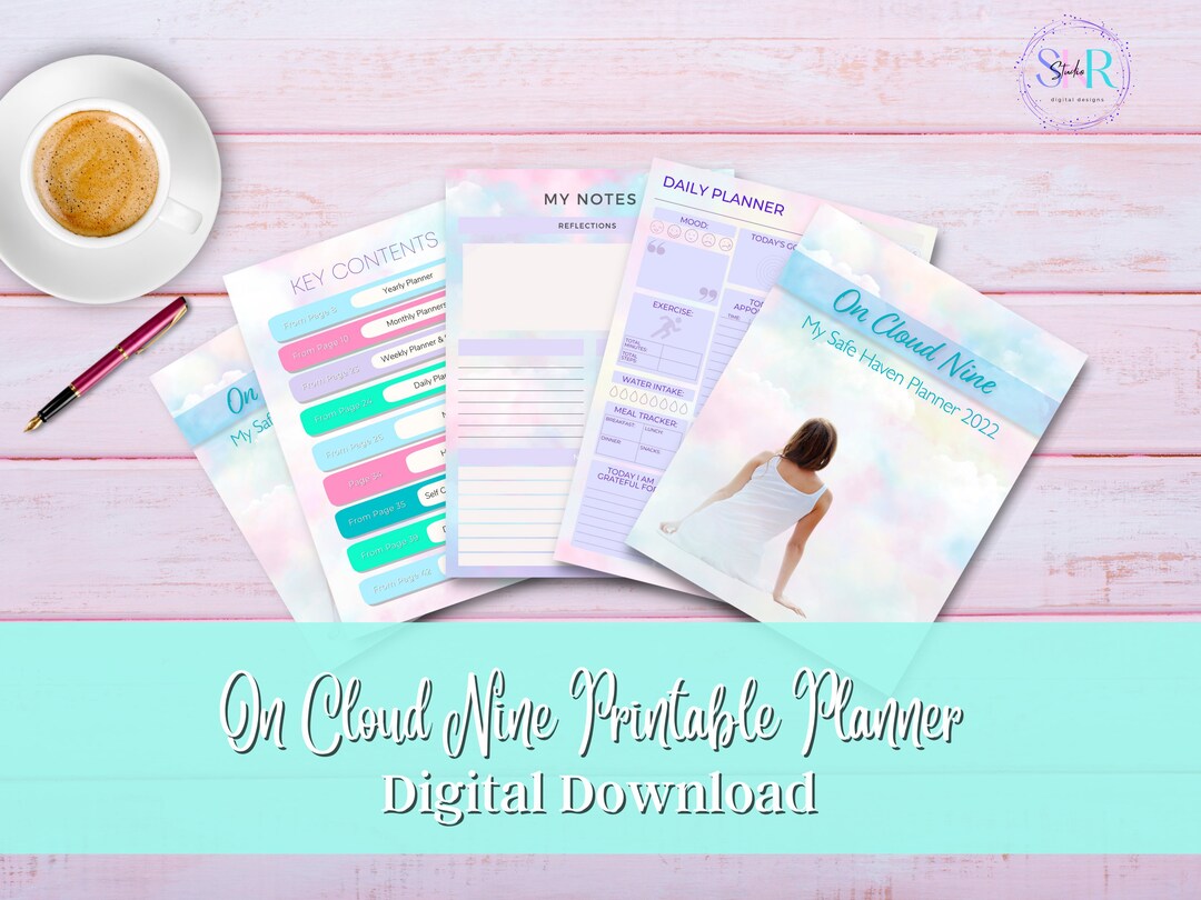 On Cloud Nine PRINTABLE Planner - Etsy