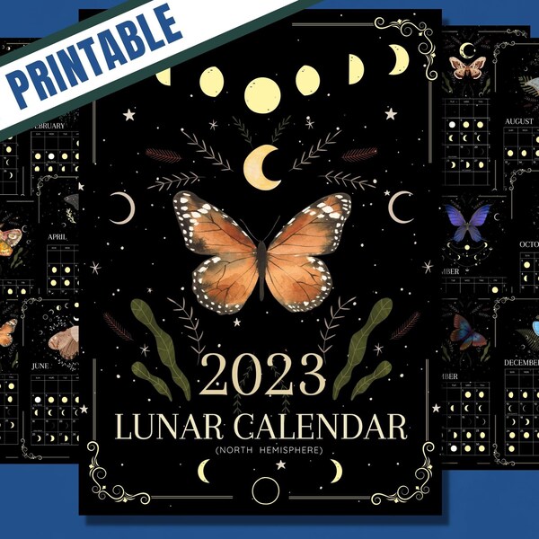 2023 Lunar Poster - Etsy