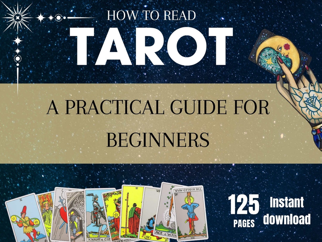 Tarot Book for Beginners, Tarot Deck Guide, Learn How to Read Tarot. - Etsy