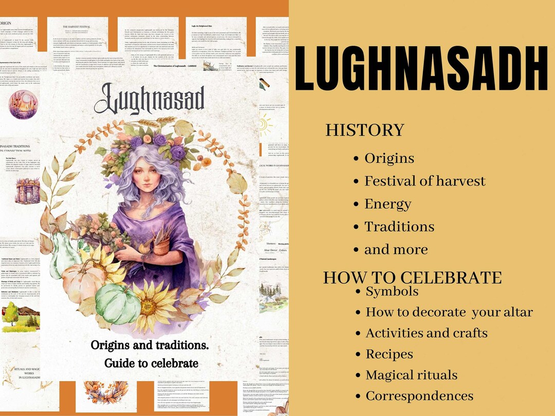 Lammas, Lughnasadh Printable Grimoire Pages, 50 Pages Digital Download ...