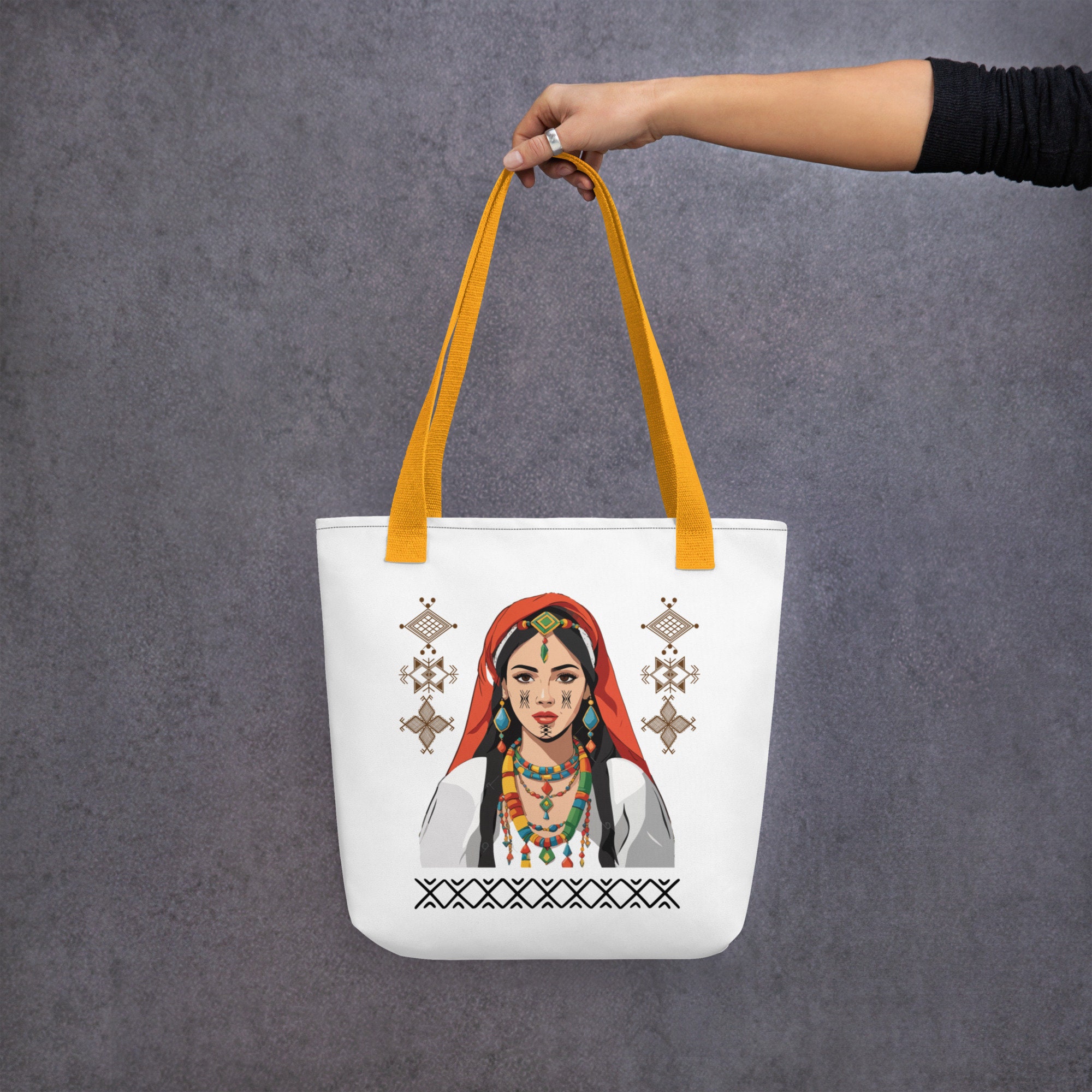 Handcrafted Moroccan Amazigh Berber Tote Bag Authentic Moroccan Design ...