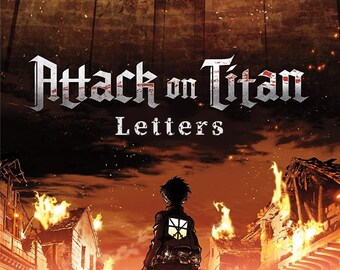 Attack on Titan Letter - Etsy