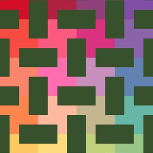 Interlocking Tiles Digital Quilt Pattern: Fast Easy Beginner Quilt in ...