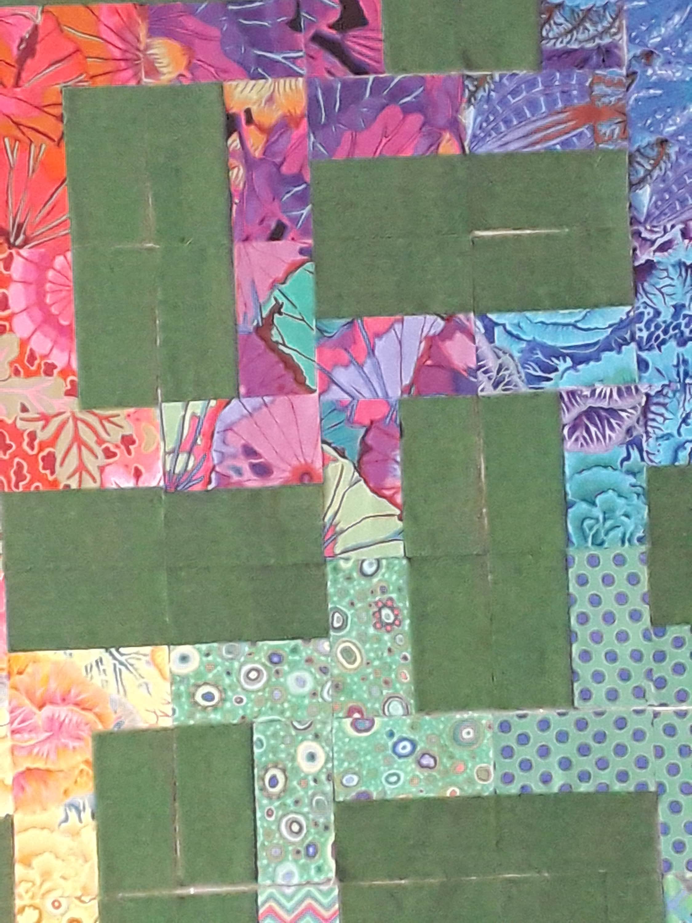 Interlocking Tiles Digital Quilt Pattern: Fast Easy Beginner Quilt in ...