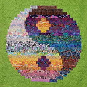 Yin Yang Quilt Pattern: Easy Strip Pieced Jelly Roll or Honey Bun ...