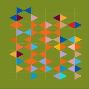 Modern Magic Diamonds Quilt Pattern: NEW No Waste, Simple Squares ...