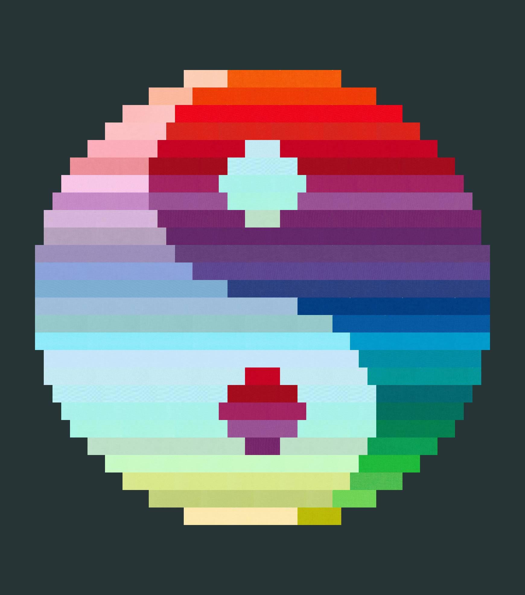 Yin Yang Quilt Pattern: Easy Strip Pieced Jelly Roll or Honey Bun ...
