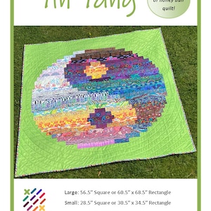 Yin Yang Quilt: Easy Strip Pieced Jelly Roll or Honeybun Beginner Quilt ...