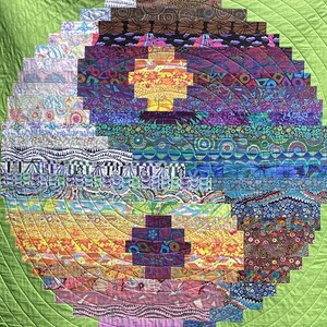 Yin Yang Quilt Pattern: Fast & Easy Strip Pieced Beginner Quilt Pattern ...