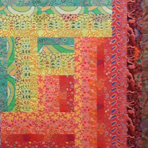 Giant Jelly Roll Log Cabin Quilt Pattern: Super Fast, Beginner Friendly ...