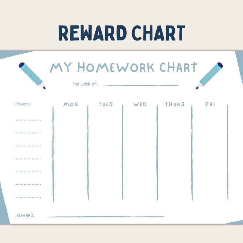 Reward Chart - Etsy