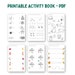 Printable Kids Activity Book, 100 Pages Activity Bundle - Etsy