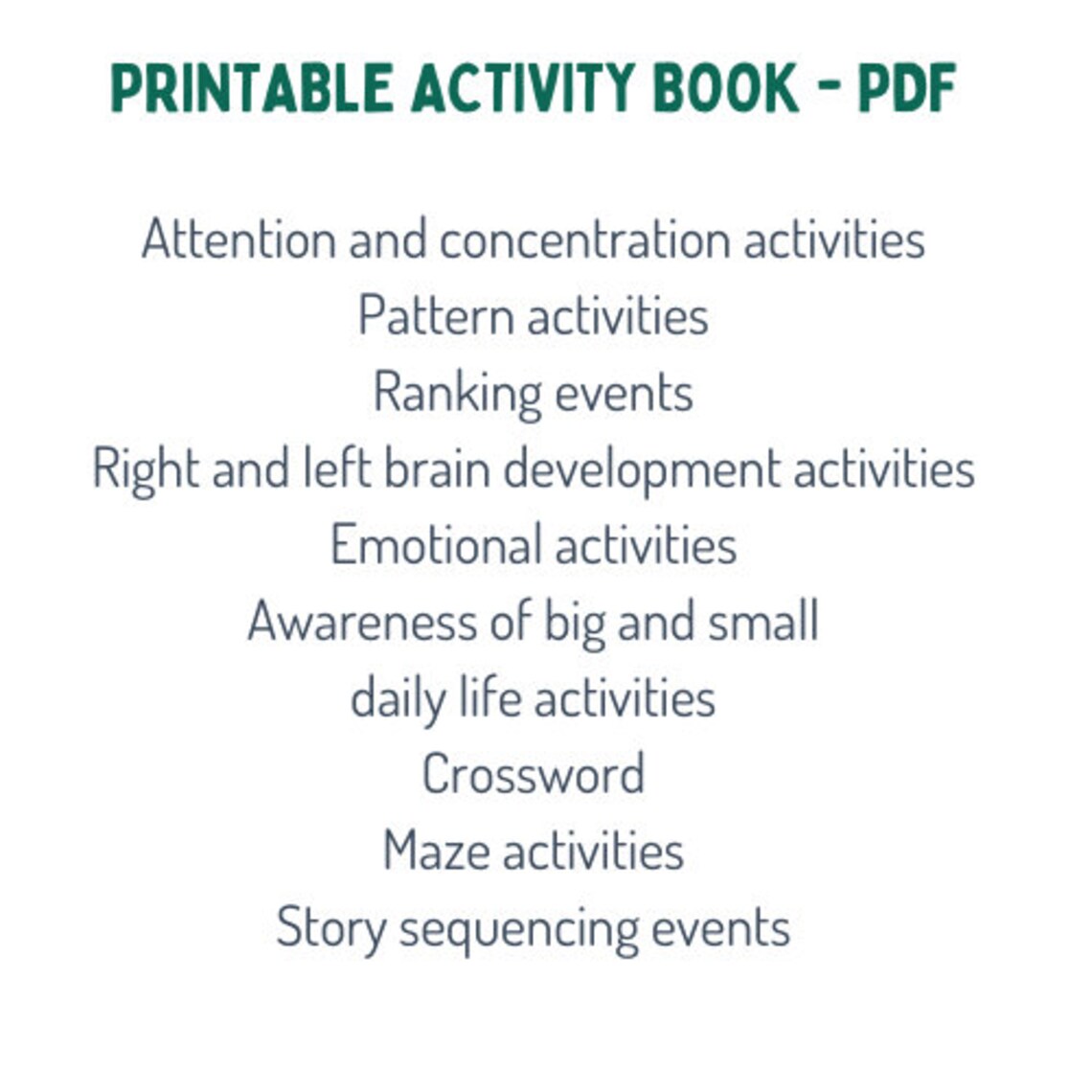 100 Pages Toddler Activity Book PDF Printable Activity Page - Etsy