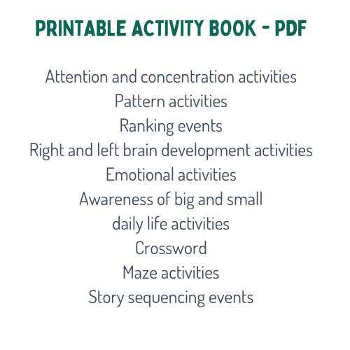 Printable Kids Activity Book, 100 Pages Activity Bundle - Etsy