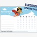 Printable Superhero Girl Reward Chart, Daily Routine for Kids - Etsy