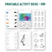 Printable Kids Activity Book, 100 Pages Activity Bundle - Etsy