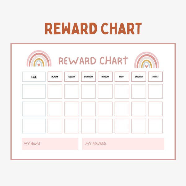 Days of the Week Chart - Etsy Canada