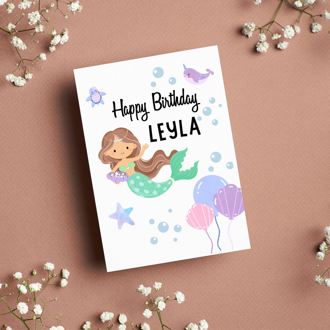 Mermaid Birthday Kids Activity Book, Printable Birthday Sheets - Etsy